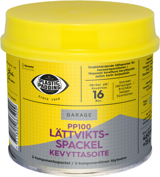 Plastic Padding® PP100 Lättviktsspackel - Kemetyl